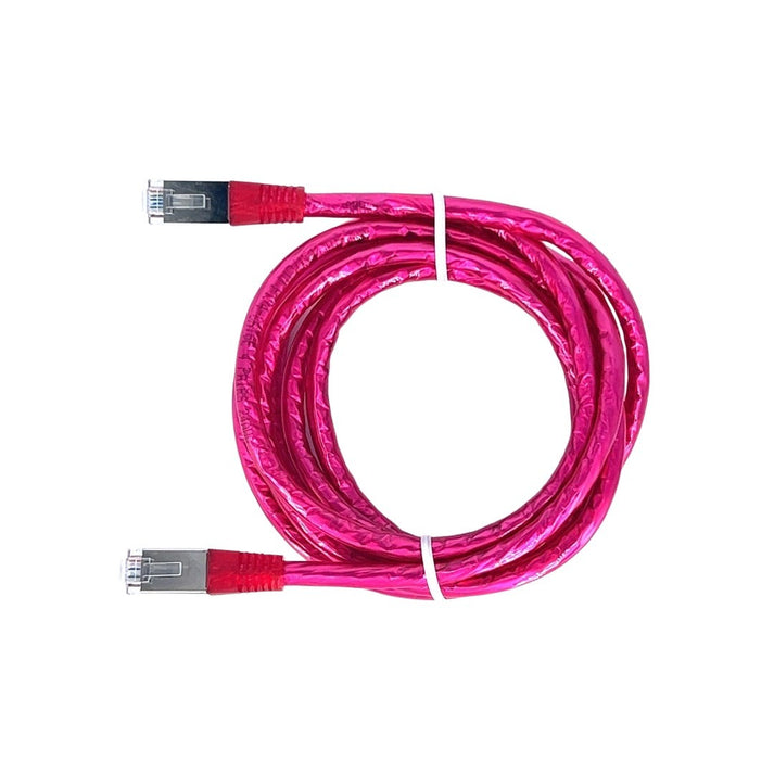 Cat. 6e UTP Strand Cable [Transparent Red] (2m) – CABLESmart