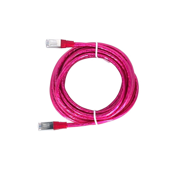 Cat. 6e UTP Strand Cable [Transparent Red] (5m) – CABLESmart