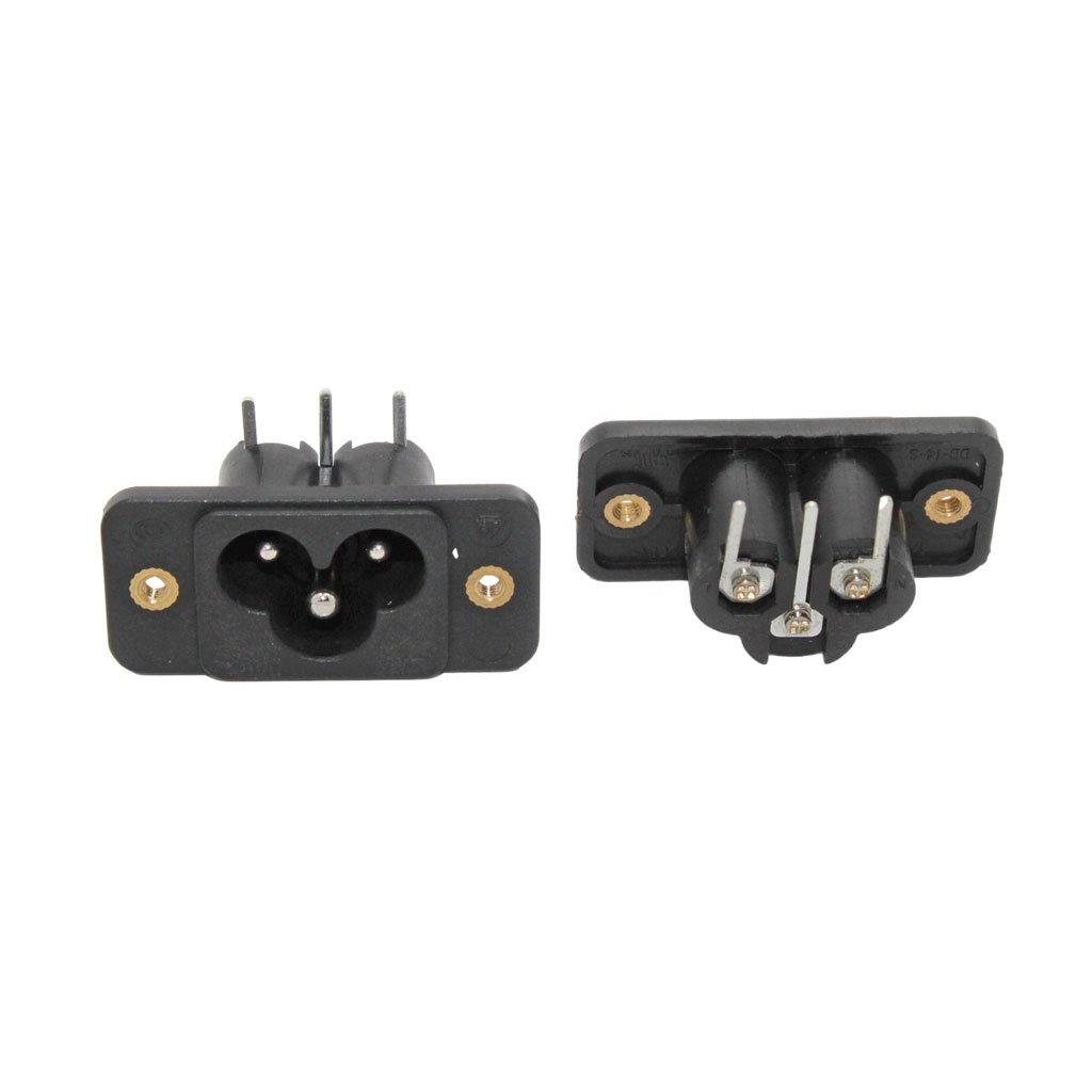 Clover AC Power Panel Mount Male Connector (1pc) | CABLESmart