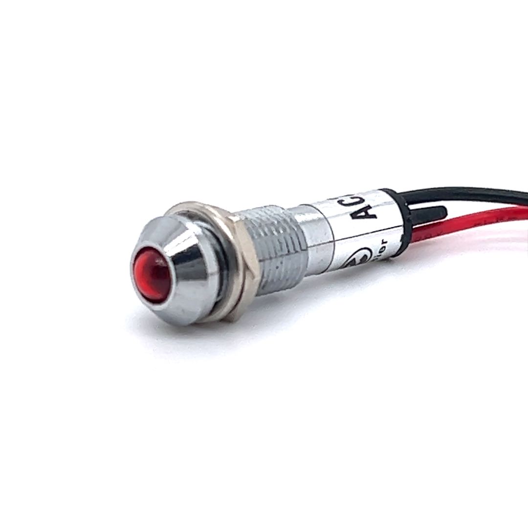 Indicator Light (8mm) (220V) (Red) | CABLESmart
