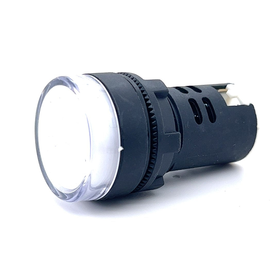 Indicator Light (Screw Terminal) (22mm) (220V) (White) – CABLESmart