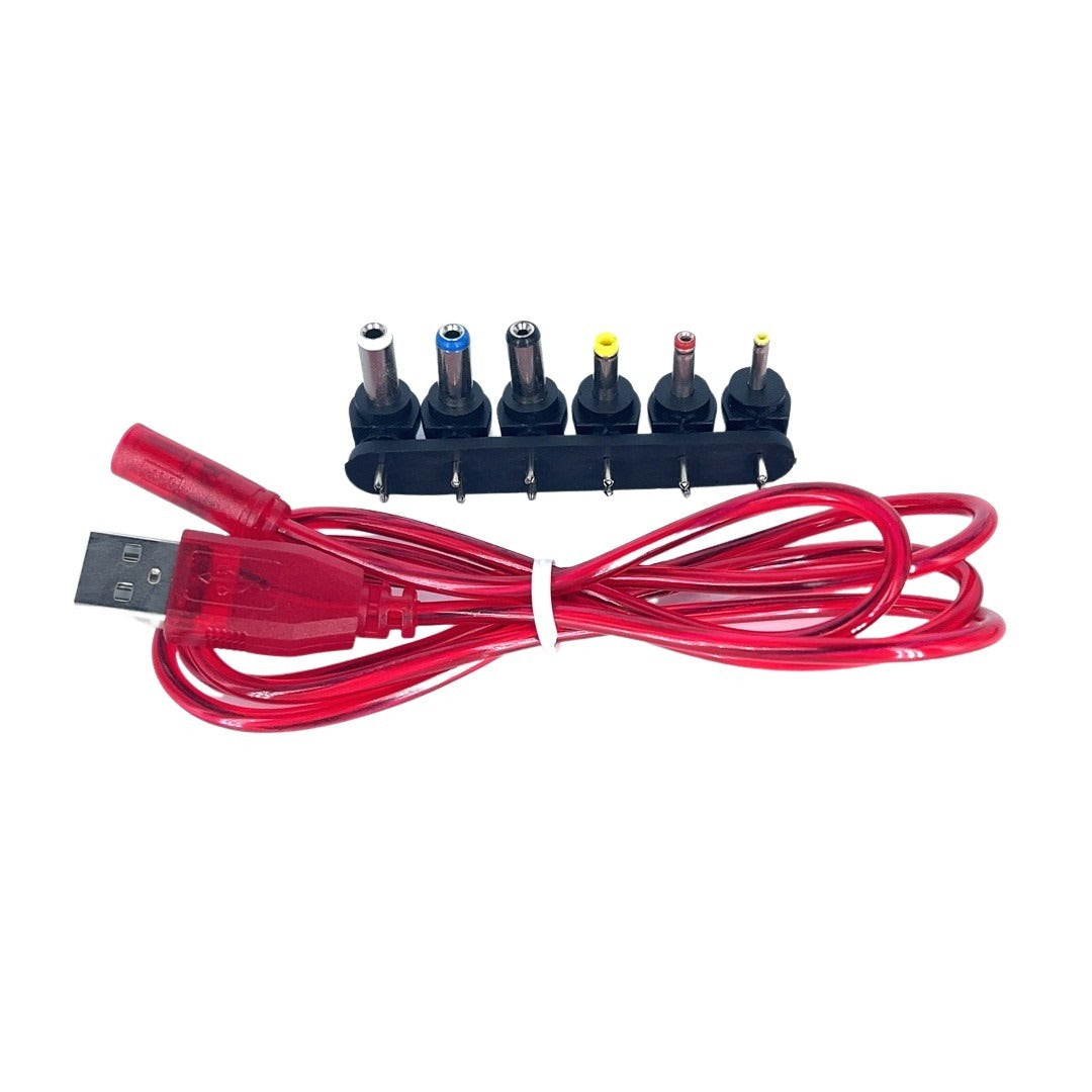 USB A Male to Multi DC 2-pin Female Cable (1m) – CABLESmart